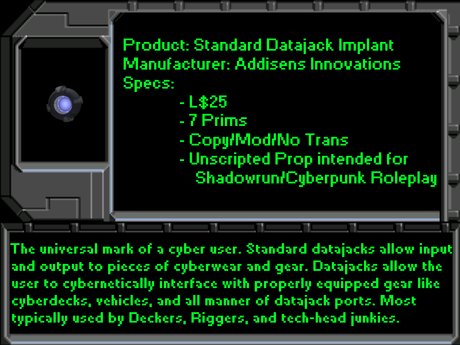 Second Life Marketplace - Datajack